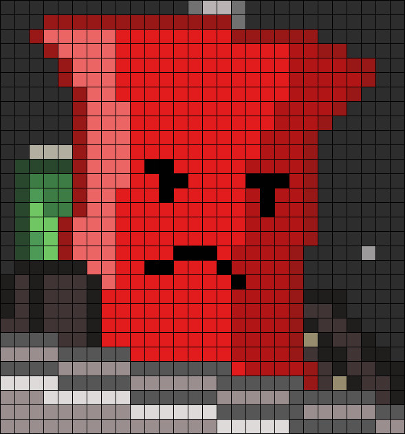 Mech Pin Bfdia ">:l" Perler Bead Pattern | Bead Sprites | Characters ...