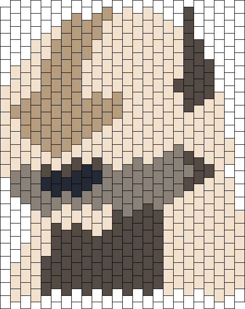 Standing Appa Charm Pony Bead Patterns | Characters Kandi Patterns for ...