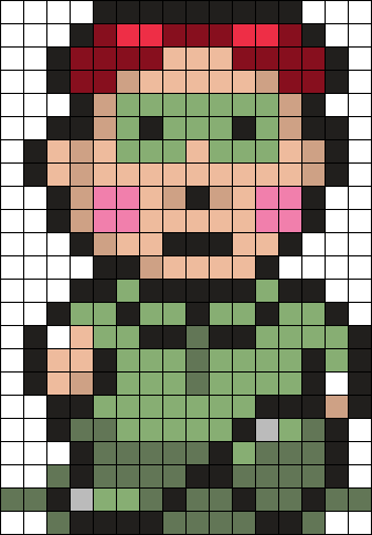 Maxwell (EarthBound) Perler Bead Pattern | Bead Sprites | Characters ...