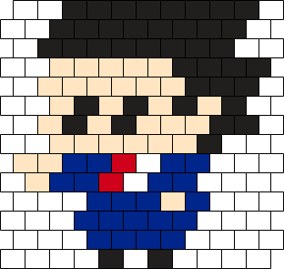 Phoenix Wright Charm Bead Pattern | Peyote Bead Patterns | Characters ...