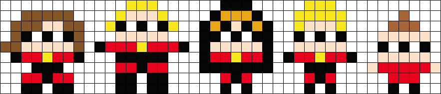 The Incredibles Family Perler Disney Pixar Animated Violet Dash J**k J ...