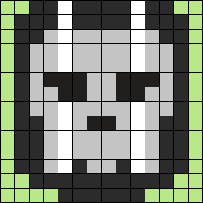 Ghost Perler Bead Pattern | Bead Sprites | Characters Fuse Bead Patterns