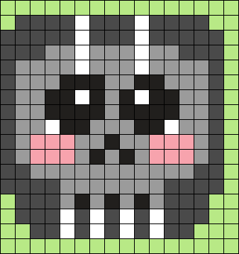 Cute Ghost Perler Bead Pattern | Bead Sprites | Characters Fuse Bead ...
