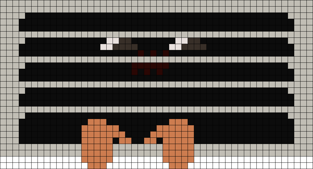 Hector From Date Everything Perler Bead Pattern | Bead Sprites ...