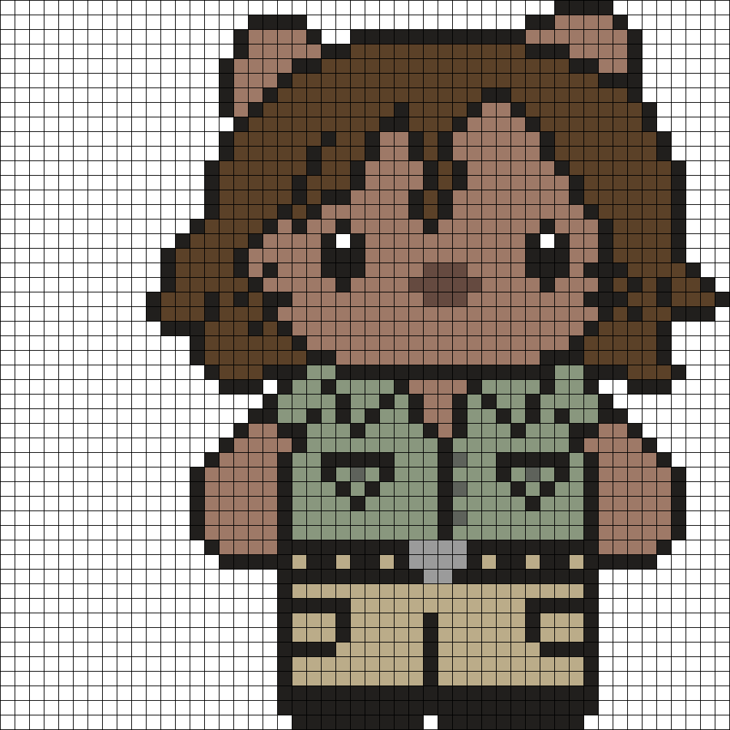 Hello Kitty Strade Boyfriend To Death YKMET BTD Perler Bead Pattern ...