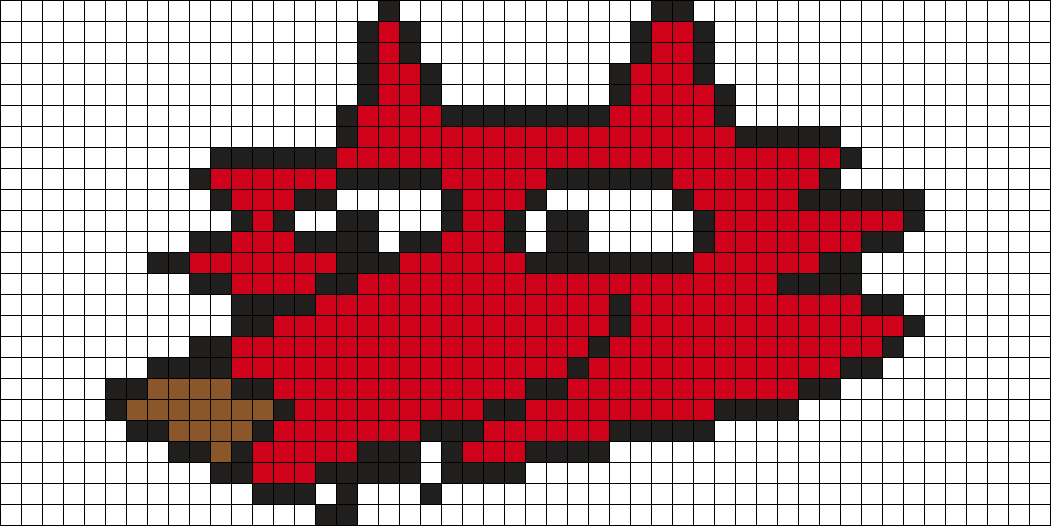Space Coyote - The Simpsons Perler Bead Pattern | Bead Sprites ...