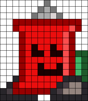 Mech Pin (BFDIA) Perler Bead Pattern | Bead Sprites | Characters Fuse ...