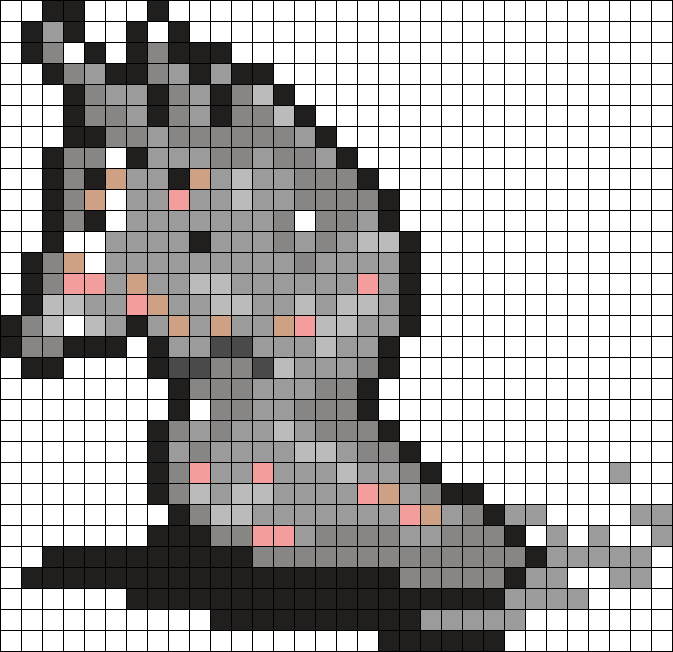 Attack Slug (EarthBound) Perler Bead Pattern | Bead Sprites ...