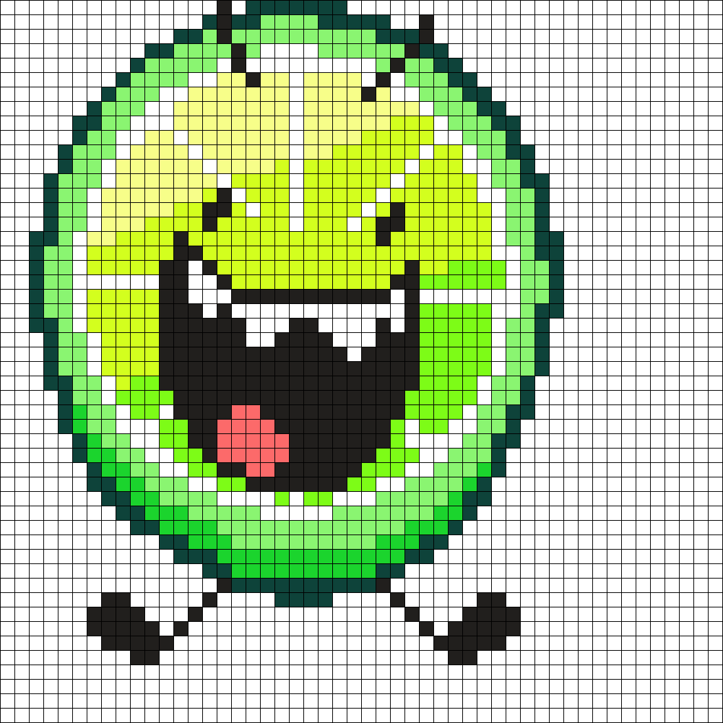Limey Supreme!! Burner Osc Perler Bead Pattern | Bead Sprites ...