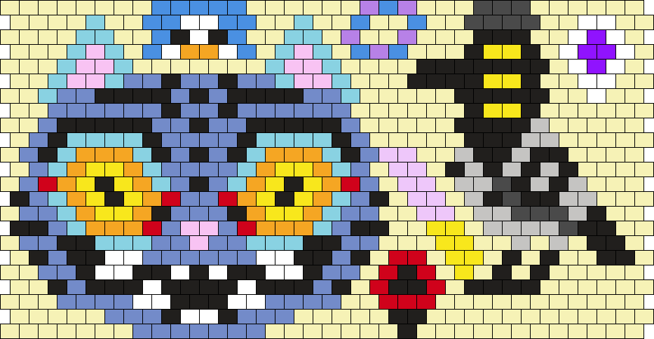 Derpy Kpdh Bead Pattern | Peyote Bead Patterns | Characters Bead Patterns