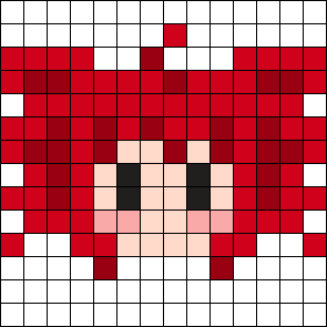 Teto Perler Charm :D Perler Bead Pattern | Bead Sprites | Characters ...