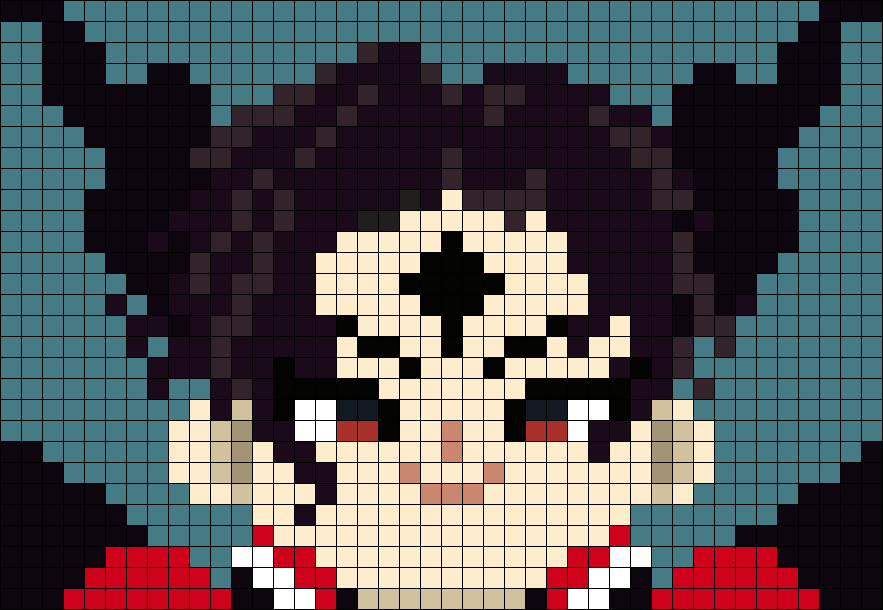 Lucifer (obey Me) Demon Form Perler Bead Pattern | Bead Sprites ...