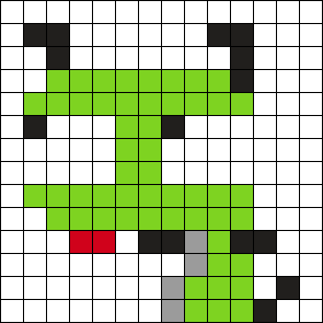 Gir Perler Bead Pattern | Bead Sprites | Characters Fuse Bead Patterns