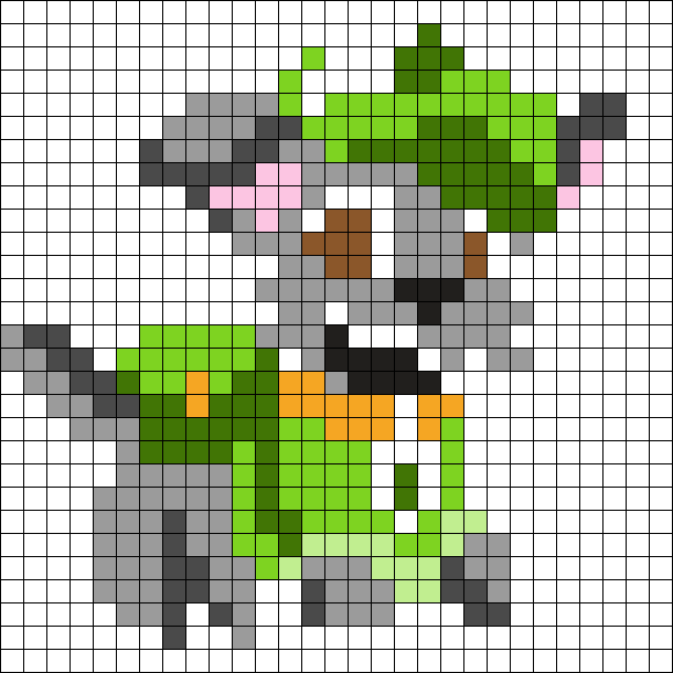 Paw Patrol Rocky! Perler Bead Pattern | Bead Sprites | Characters Fuse ...