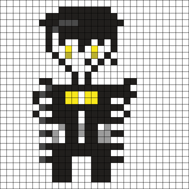 Laughing J**k Perler Bead Pattern | Bead Sprites | Characters Fuse Bead ...