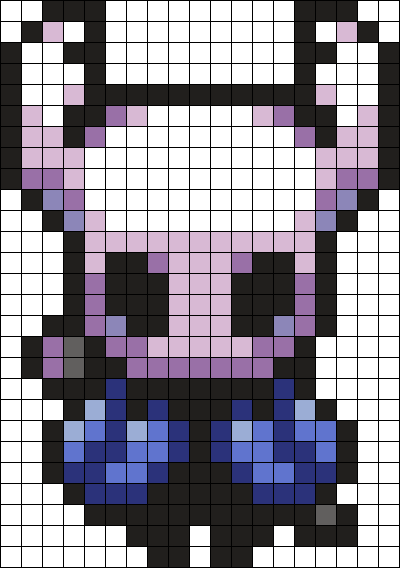 Knight [hollow Knight] Perler Bead Pattern | Bead Sprites | Characters ...