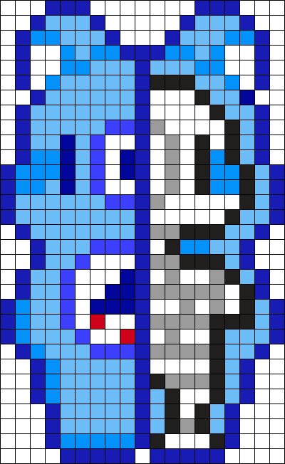 Grumpy Skell Perler Bead Pattern | Bead Sprites | Characters Fuse Bead ...