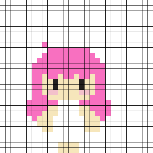Little Star Twin Lala Sanrio Perler Bead Pattern | Bead Sprites ...