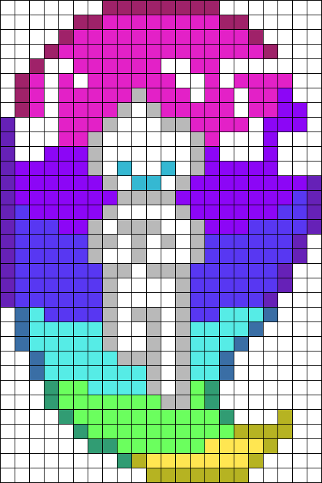 Kandi Patterns for Kandi Cuffs - Characters Pony Bead Patterns