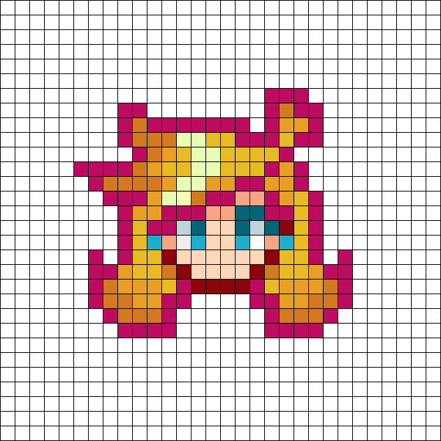 Panty Perler Pattern Perler Bead Pattern | Bead Sprites | Characters ...