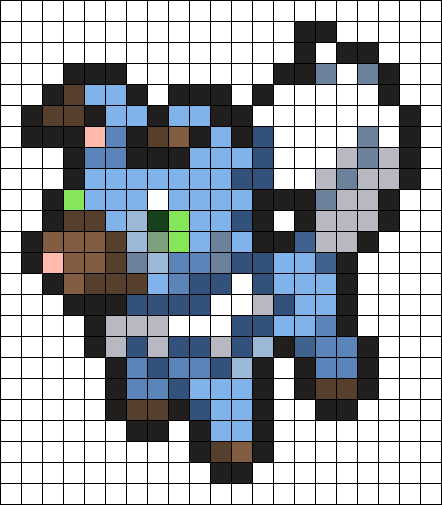 Kandi Patterns for Kandi Cuffs - Characters Pony Bead Patterns