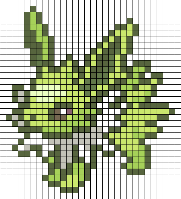 Shiny Jolteon Perler Bead Pattern | Bead Sprites | Characters Fuse Bead ...