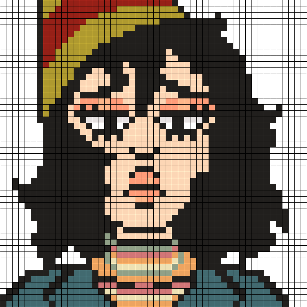 Anya Mouthwashing Perler Bead Pattern | Bead Sprites | Characters Fuse ...