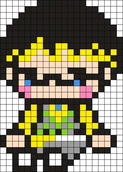 Jackson Jekyll (glasses) - Perler Perler Bead Pattern | Bead Sprites ...