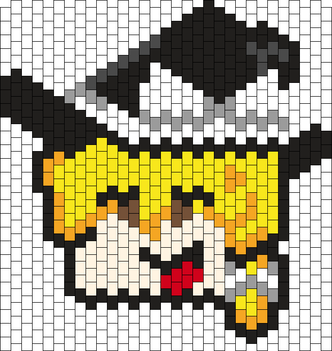 Marisa Kirisame Yukkuri Charm [Touhou] Pony Bead Patterns | Characters ...