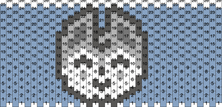 Wolf Chan - Smaller Pony Bead Patterns | Characters Kandi Patterns for ...