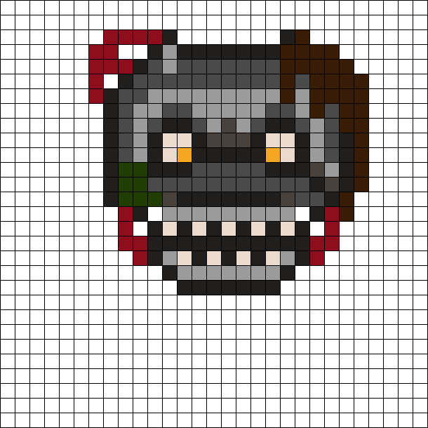 Fnaf Ruin Mimic Perler Bead Pattern | Bead Sprites | Characters Fuse ...