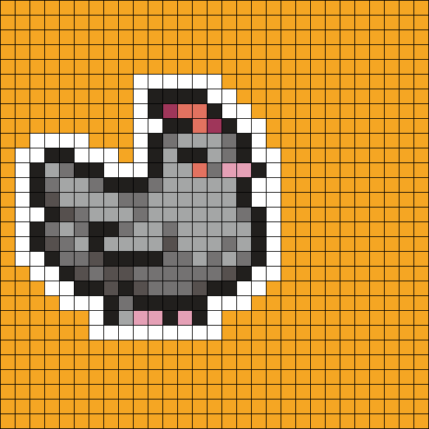 Stardew Valley Void Chicken Perler Bead Pattern | Bead Sprites ...