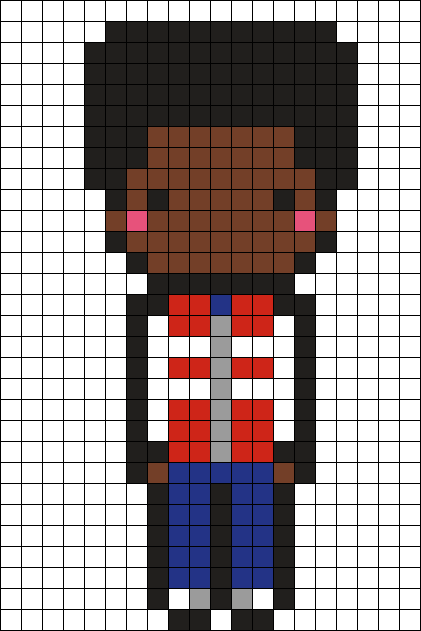 Lucas Sinclair Stranger Things (lumax, Byclair) Perler Bead Pattern ...