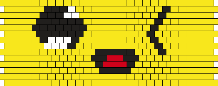 Peely Cuff >:3 Bead Pattern | Peyote Bead Patterns | Characters Bead ...