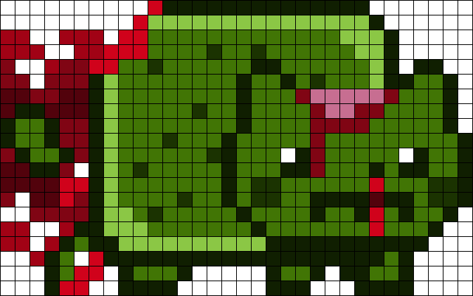 Zombie Nyan Cat Perler Bead Pattern | Bead Sprites | Characters Fuse ...