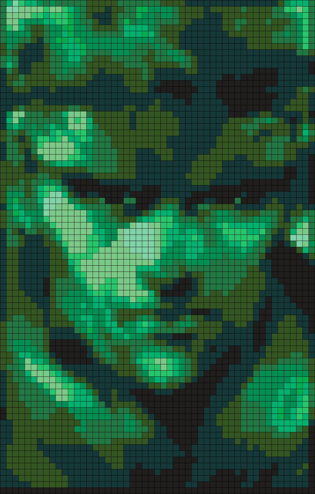 MGS1 Solid Snake Codec Portrait Perler Bead Pattern | Bead Sprites ...