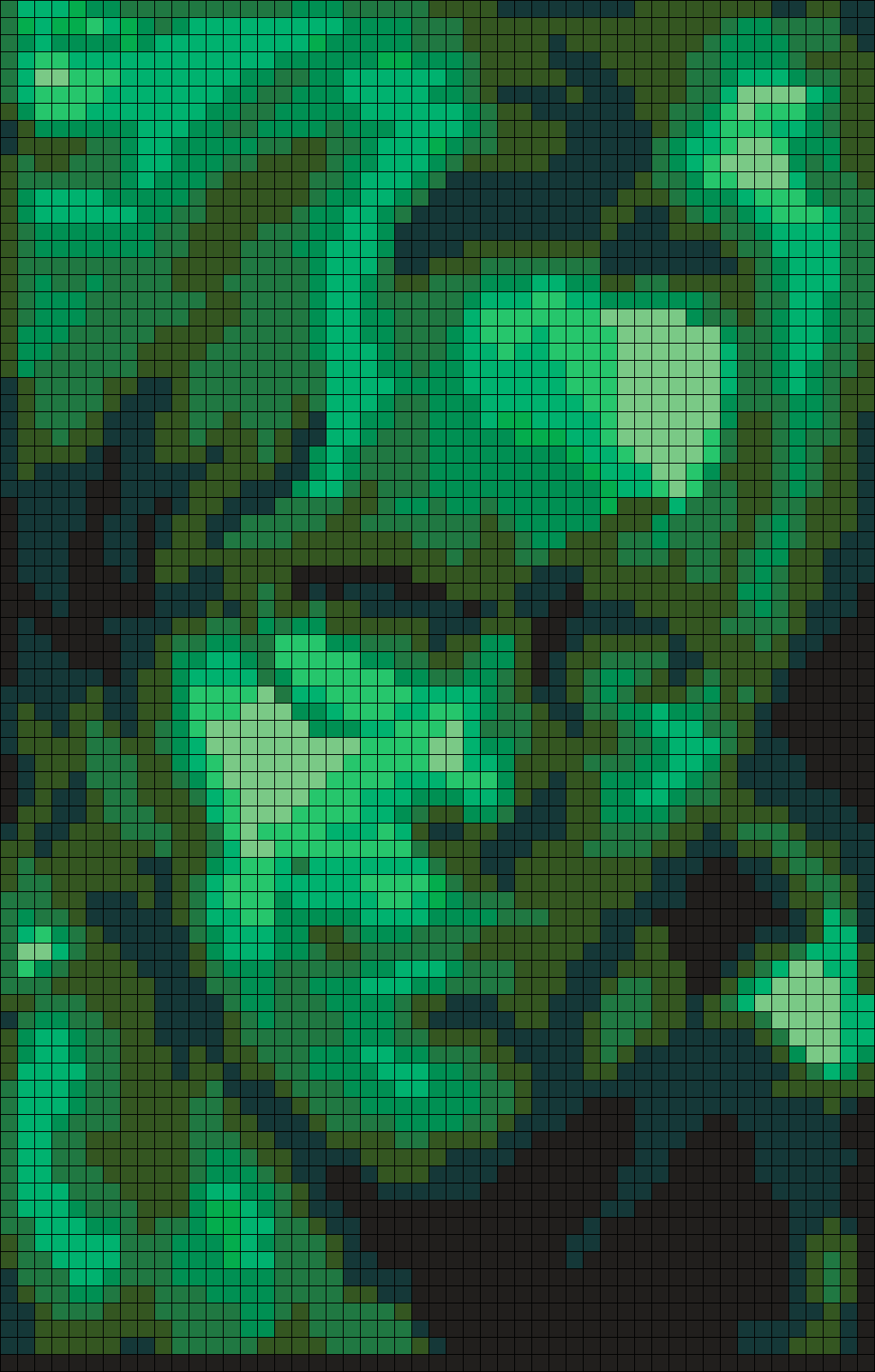 MGS1 Otacon Codec Portrait Perler Bead Pattern | Bead Sprites ...
