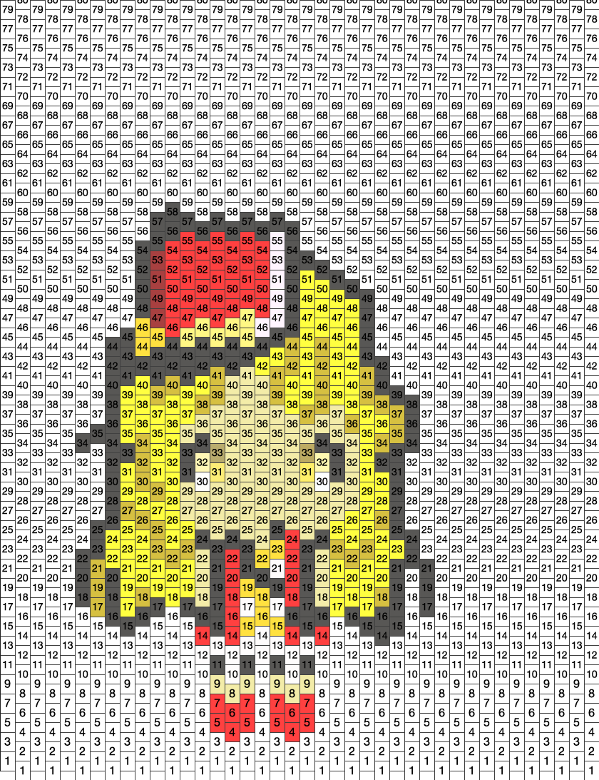 Kokoro Tsurumaki Pony Bead Patterns | Characters Kandi Patterns for ...
