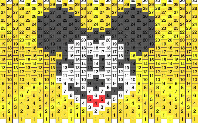 Mickey Mouse Pony Bead Patterns | Characters Kandi Patterns for Kandi Cuffs