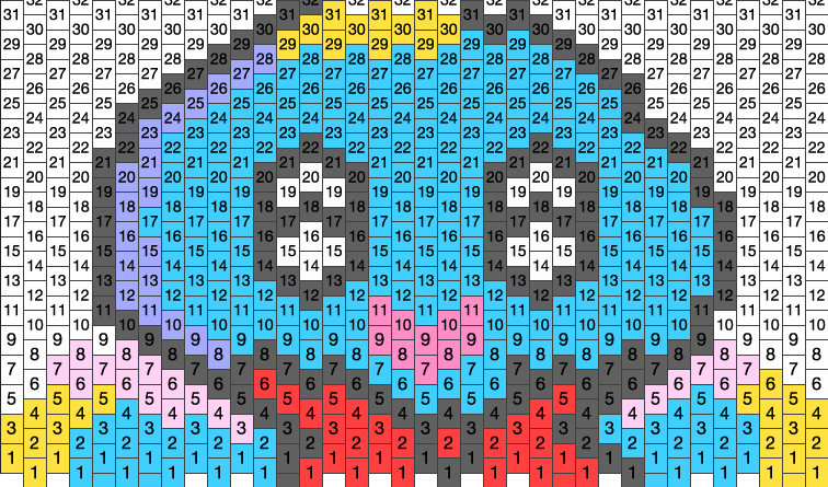 Cheese The Chao Pony Bead Patterns | Characters Kandi Patterns for ...