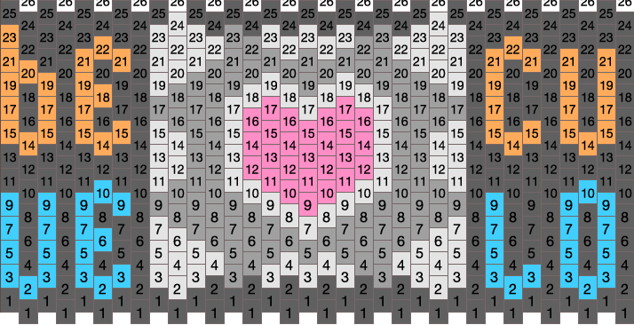 Companion Cube Pony Bead Patterns | Characters Kandi Patterns for Kandi ...