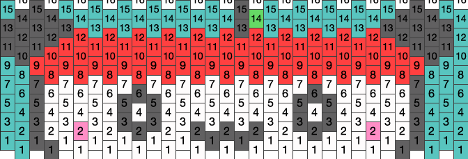 Pandapple Pony Bead Patterns | Characters Kandi Patterns for Kandi Cuffs