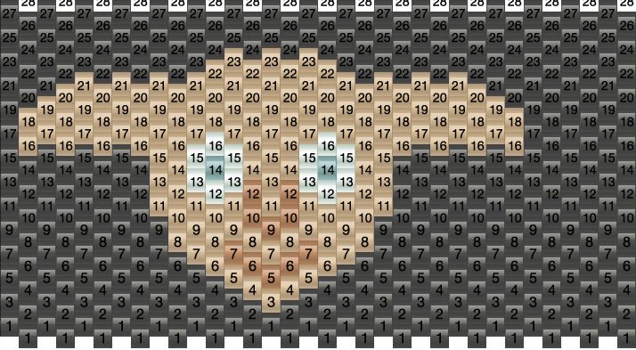 Dobby Pony Bead Patterns | Characters Kandi Patterns for Kandi Cuffs