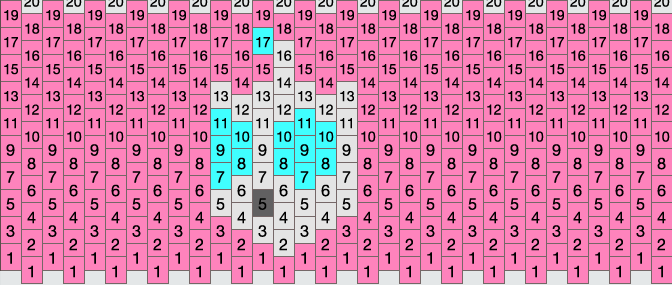 Suprised Gir Basic Shape Pony Bead Patterns | Characters Kandi Patterns ...