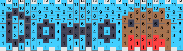 Domo Kandi Cuff Pony Bead Patterns | Characters Kandi Patterns for ...