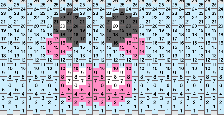 Iggy Boo Botdf Pony Bead Patterns | Characters Kandi Patterns for Kandi ...