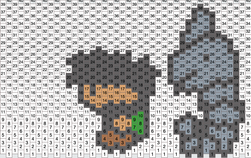 Brock Onix Pokemon Pony Bead Patterns | Characters Kandi Patterns for ...