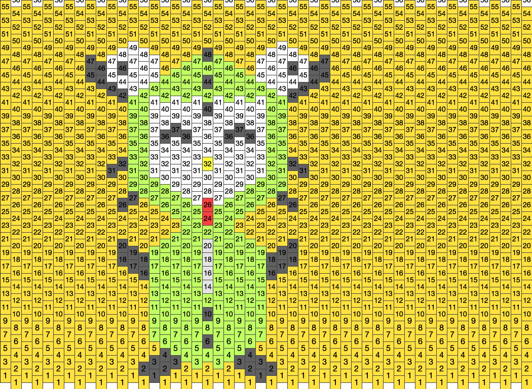Hello Gir Pony Bead Patterns | Characters Kandi Patterns for Kandi Cuffs