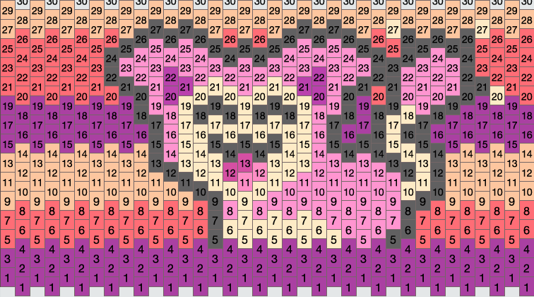 Skitty Pony Bead Patterns | Characters Kandi Patterns for Kandi Cuffs