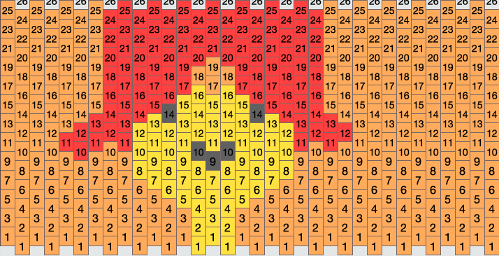 Flameprincess Pony Bead Patterns | Characters Kandi Patterns for Kandi ...